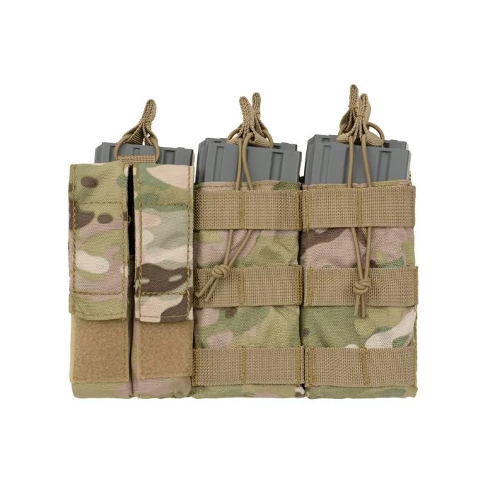Triple Combo M4 Mag/Pistol Pouch Panel 8Fields Multicam